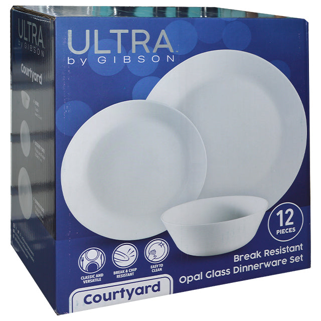 Gibson Courtyard 12pc Dinner Set