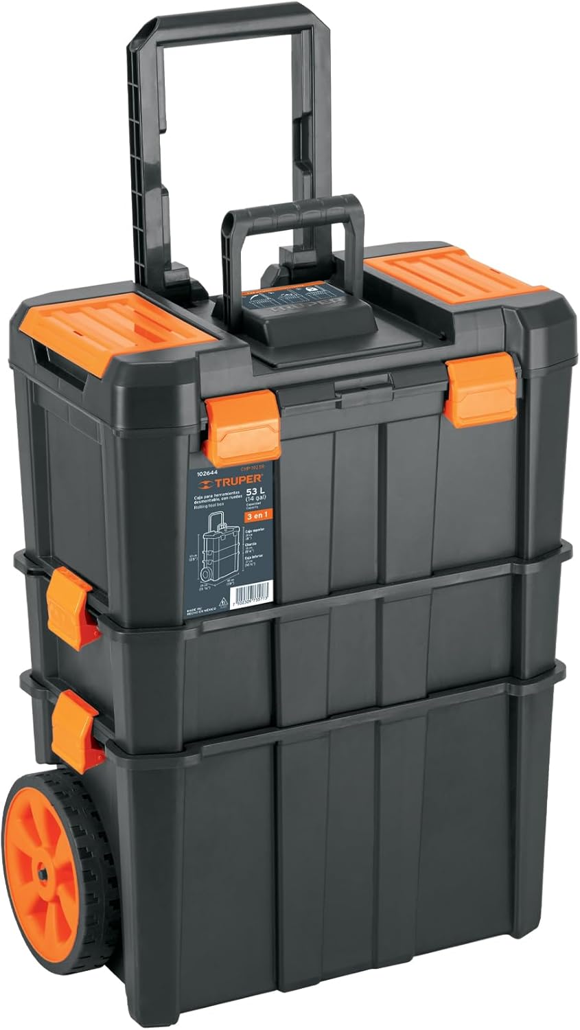 Truper 3 in 1 Rolling Tool Box