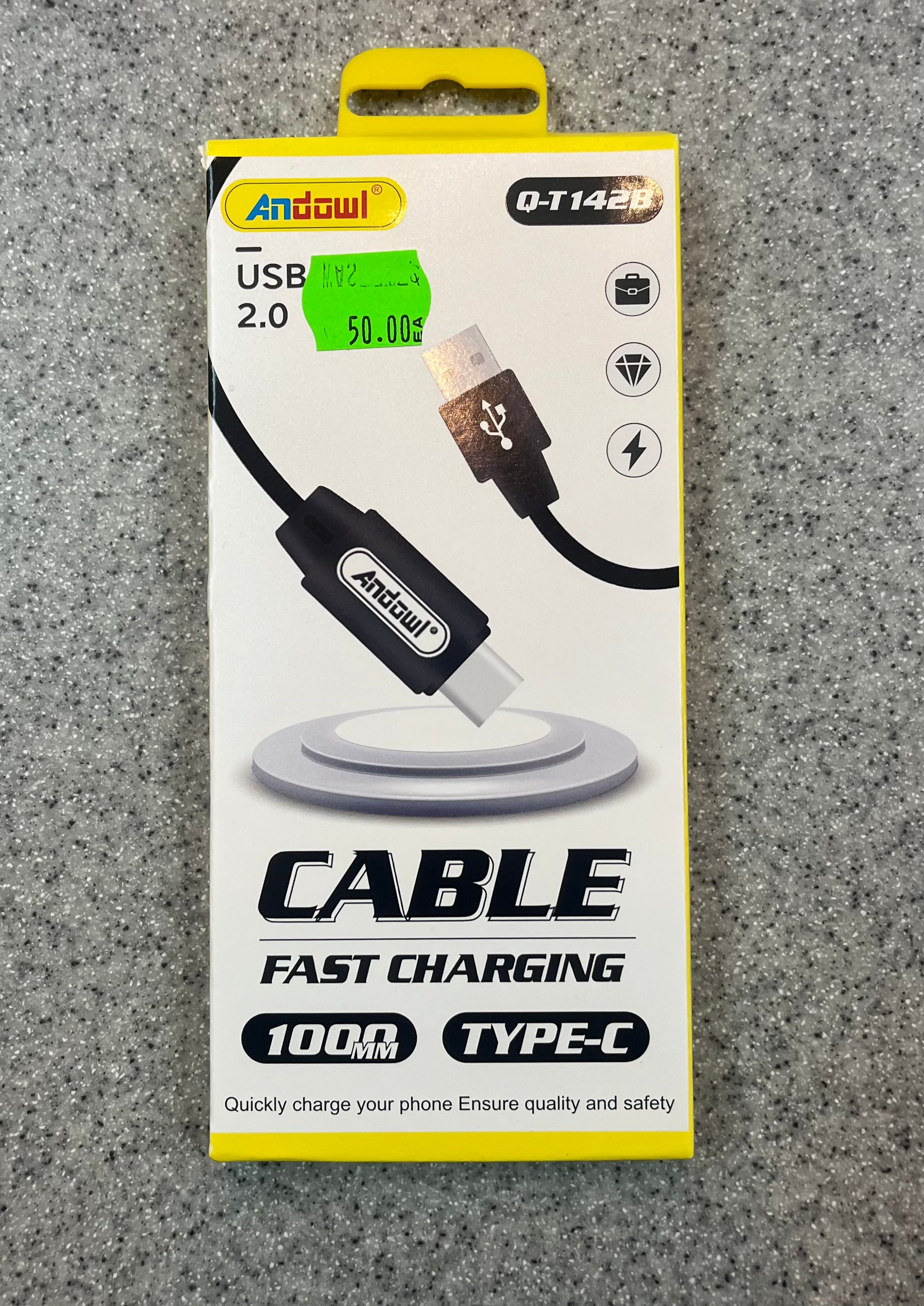 Andowl Fast Cable USB - Type C