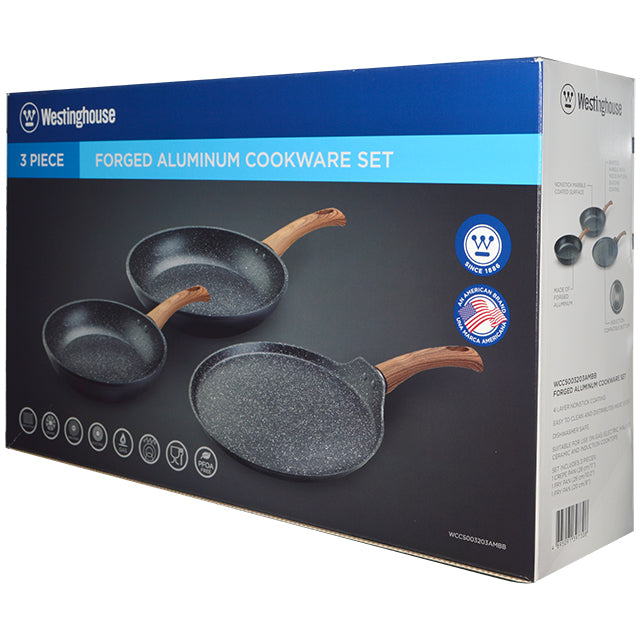 Westinghouse 3pc Forged Aluminium Pan Set