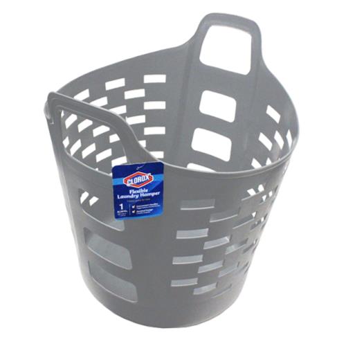 Clorox 35L Flexi Laundry Hamper (Grey)